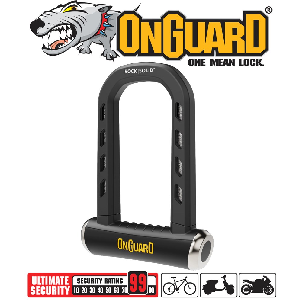 Wholesale OnGuard RockSolid Shackle Lock in Australia - Bike Corp New ...