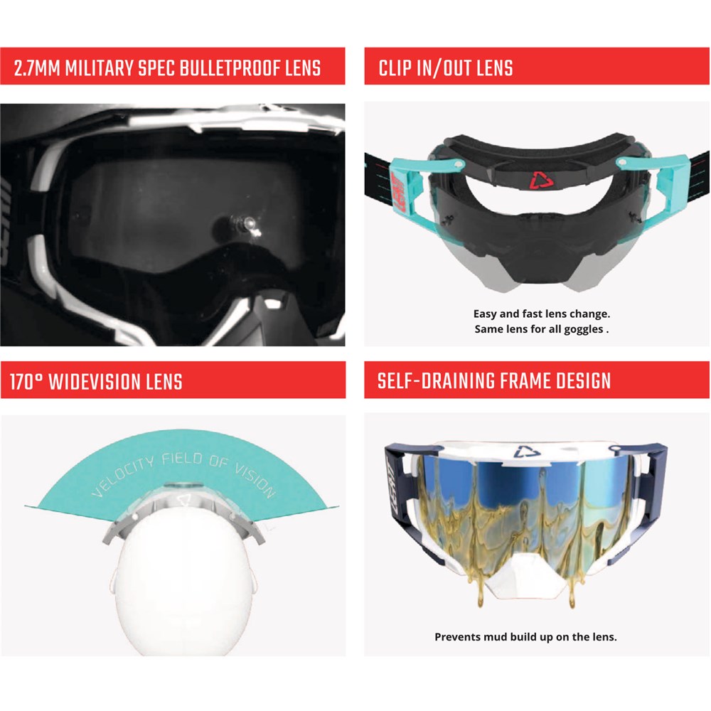 Wholesale Goggle Velocity 4.0 MTB X-Flow Iriz Blue Bronze UC 68% in ...